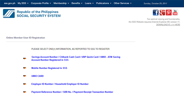 How to Register for SSS Online Membership Account