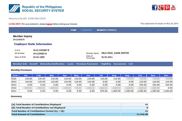 How to View and Check your SSS Contributions Online