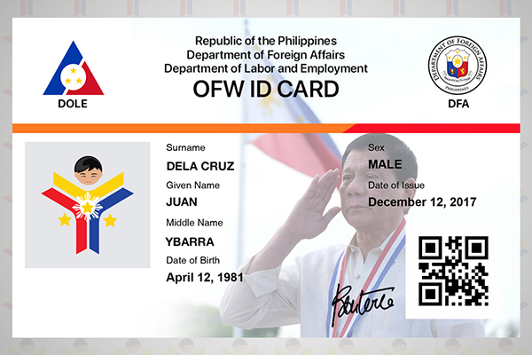 OFW ID: There’s nothing to worry, Don’t be in hurry