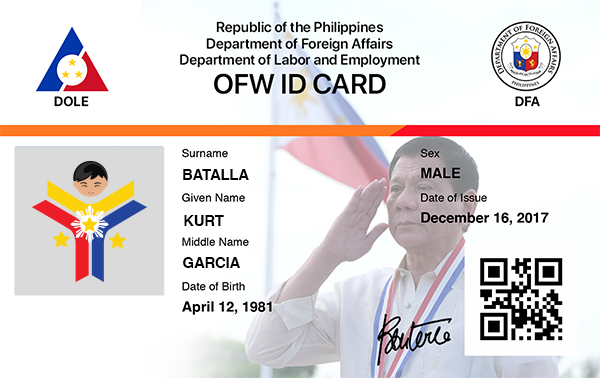 Only 40 of 500 OFW IDs have been claimed
