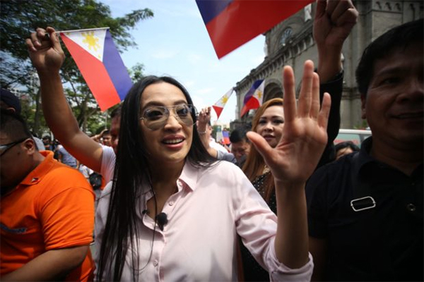 Mocha Uson is running for a seat in the congress and will represent OFW