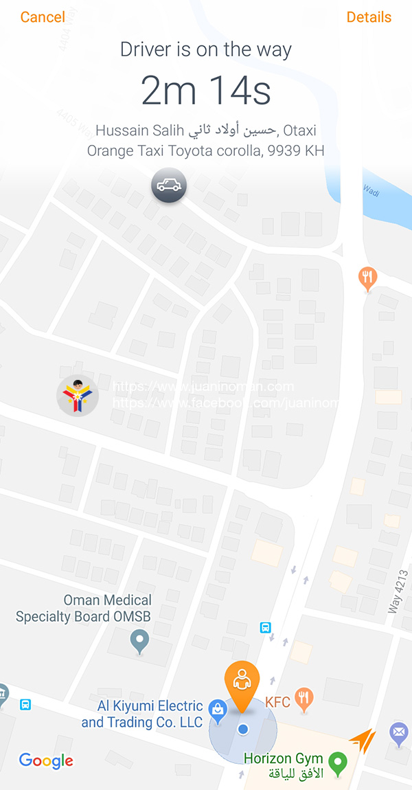 My personal experience with OTaxi