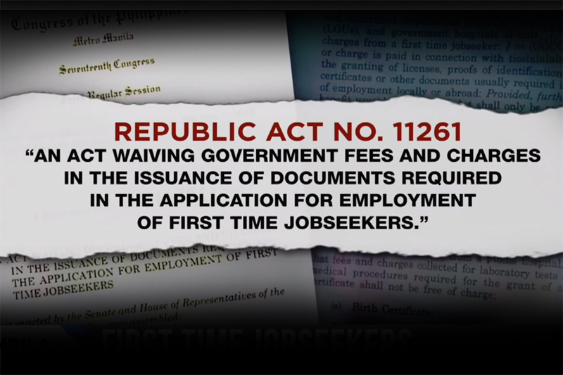 First-time Jobseekers Assistance Act (Republic Act 11261)