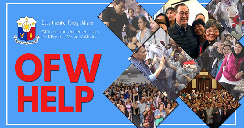 Office of the Undersecretary for Migrant Workers’ Affairs launched OFW ...