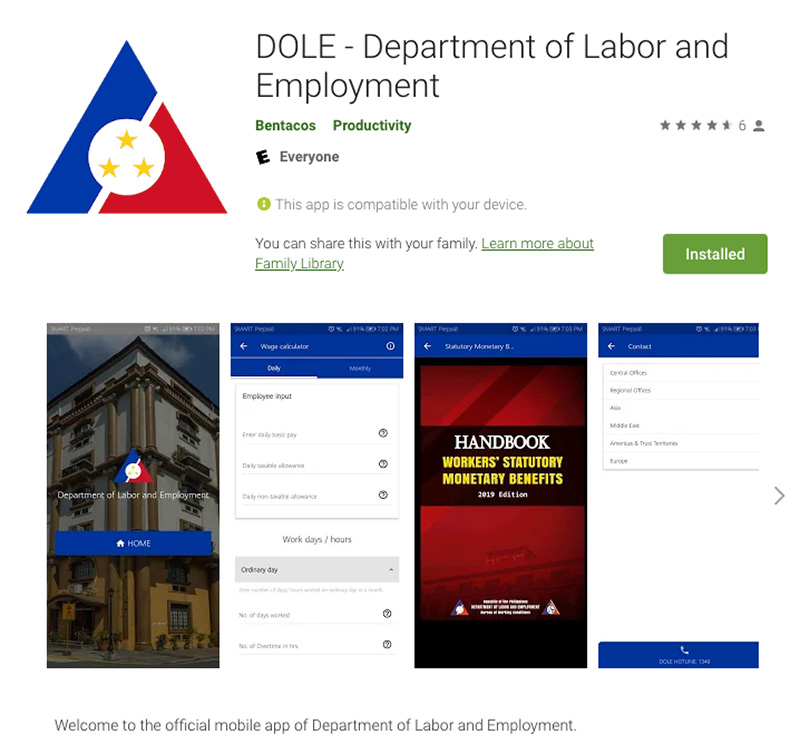 DOLE releases mobile app for OFWs concerns