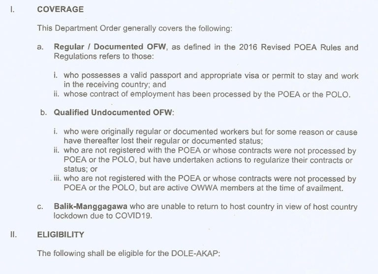 How to apply for DOLE AKAP ($200) if you are an OFW in Oman