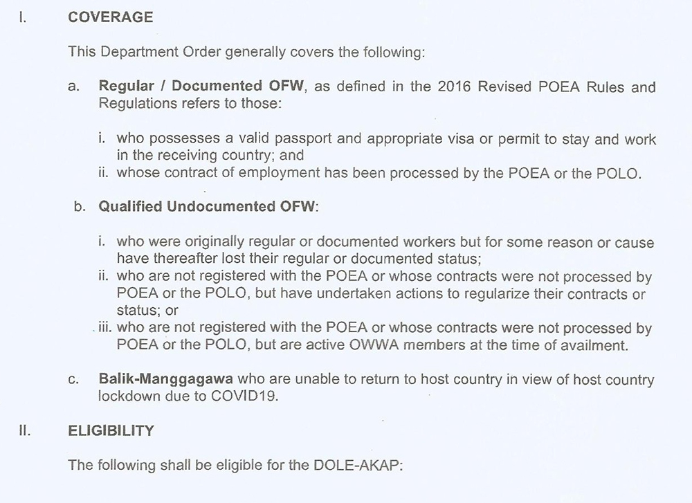 How to apply for DOLE AKAP ($200) if you are an OFW in Oman