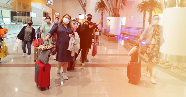 In Pictures: The first repatriation flight from Oman to Philippines