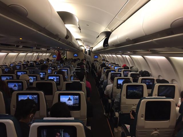 Take a look at the second repatriation flight of OFWs from Oman