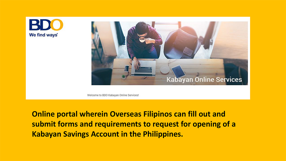 How to open a Kabayan Savings Account when you are in Oman