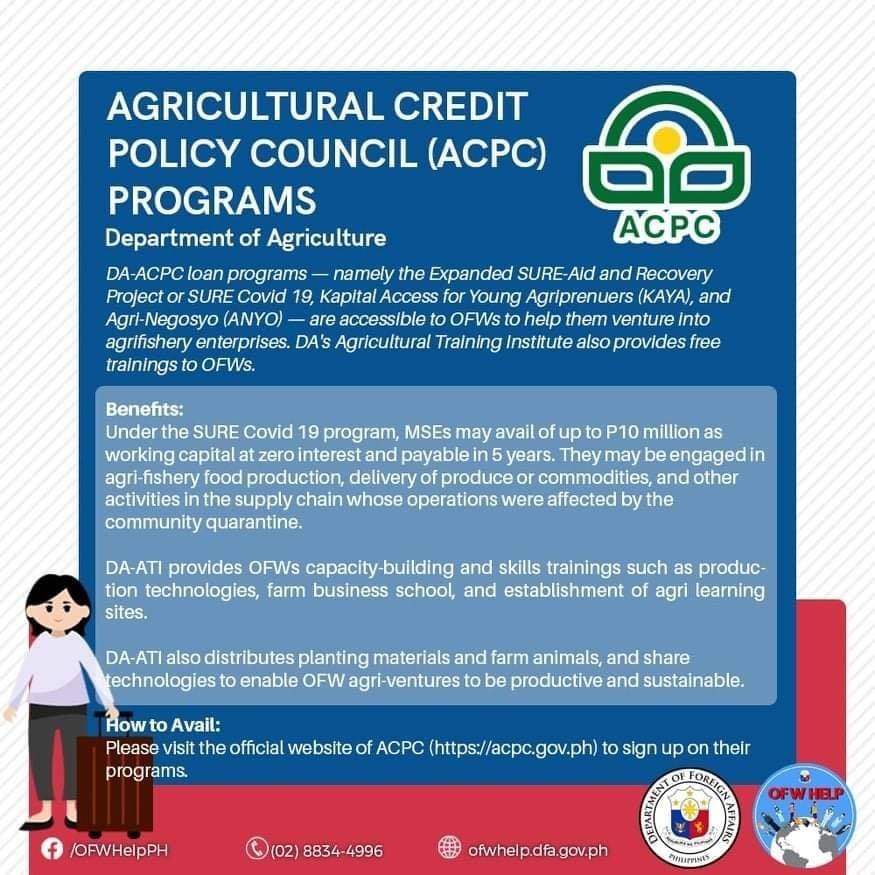 Different government reintegration programs for returning Overseas ...