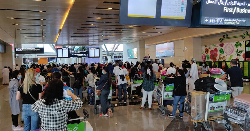 In Photos: PH Government-funded repatriation flight from Oman