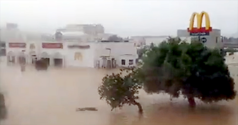 Watch: Videos of flooded areas in Muscat due to Cyclone Shaheen