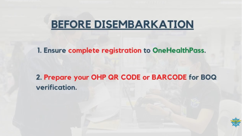 OneHealthPass (OHP) Quick Guide